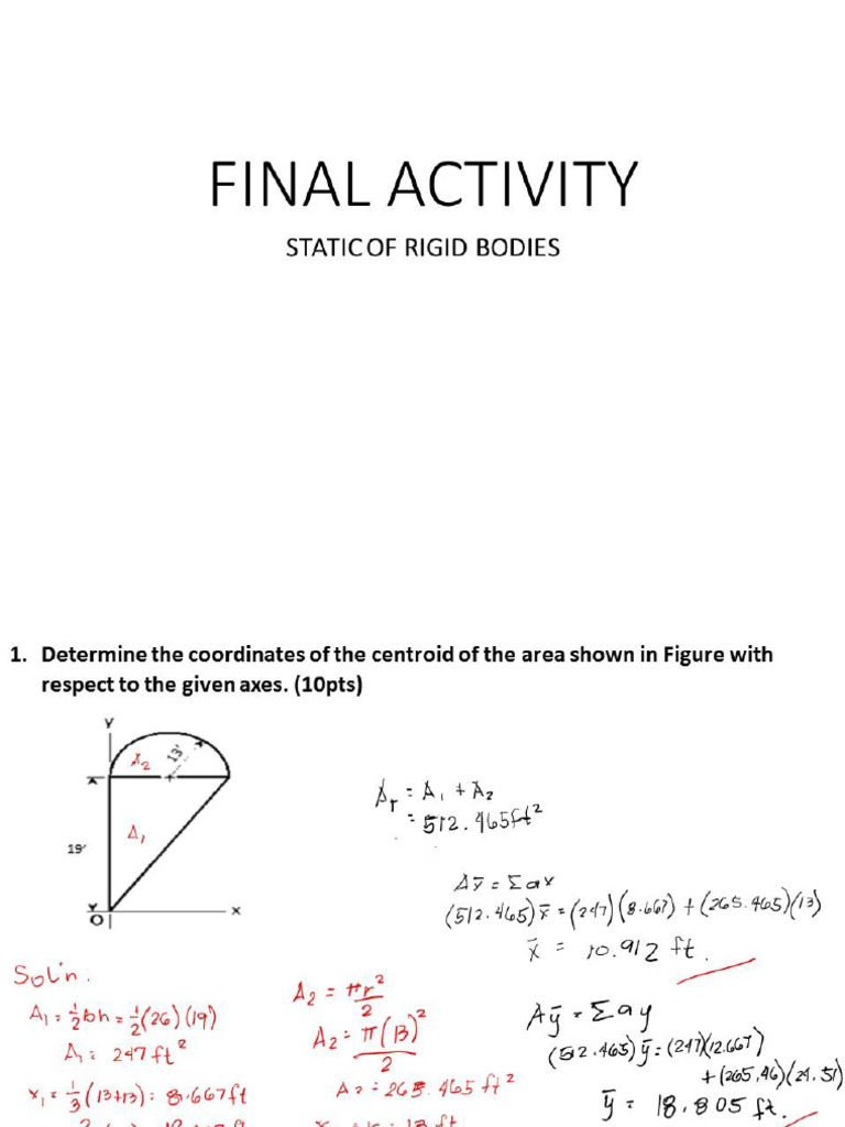 FINAL ACTIVITY Solutions | PDF