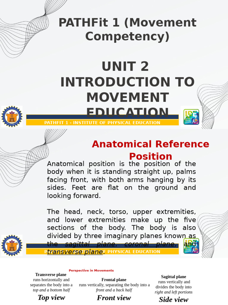 Unit 2 Introduction To Movement Education | PDF