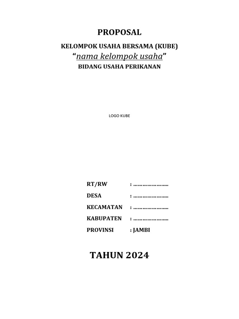 Contoh Proposal Oke | PDF | Indonesia