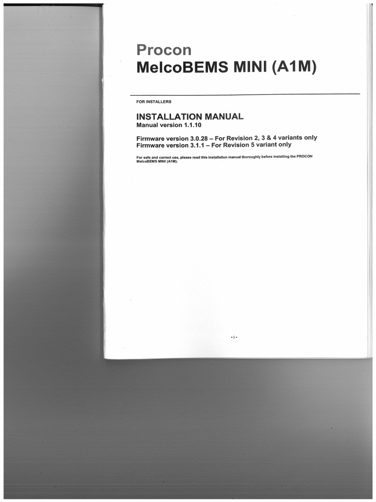 Manula PROCON MELCOBEMS | PDF