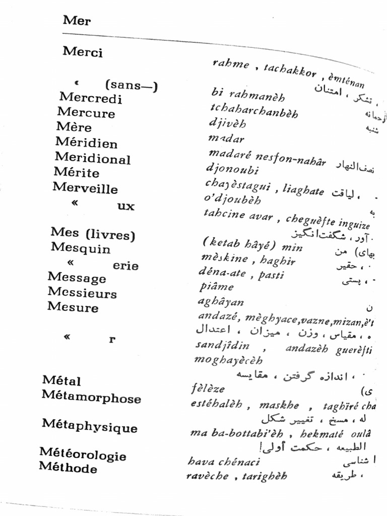 French Dictionary | PDF