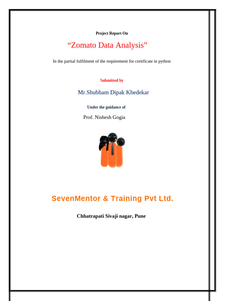 Project On Zomato Data | PDF