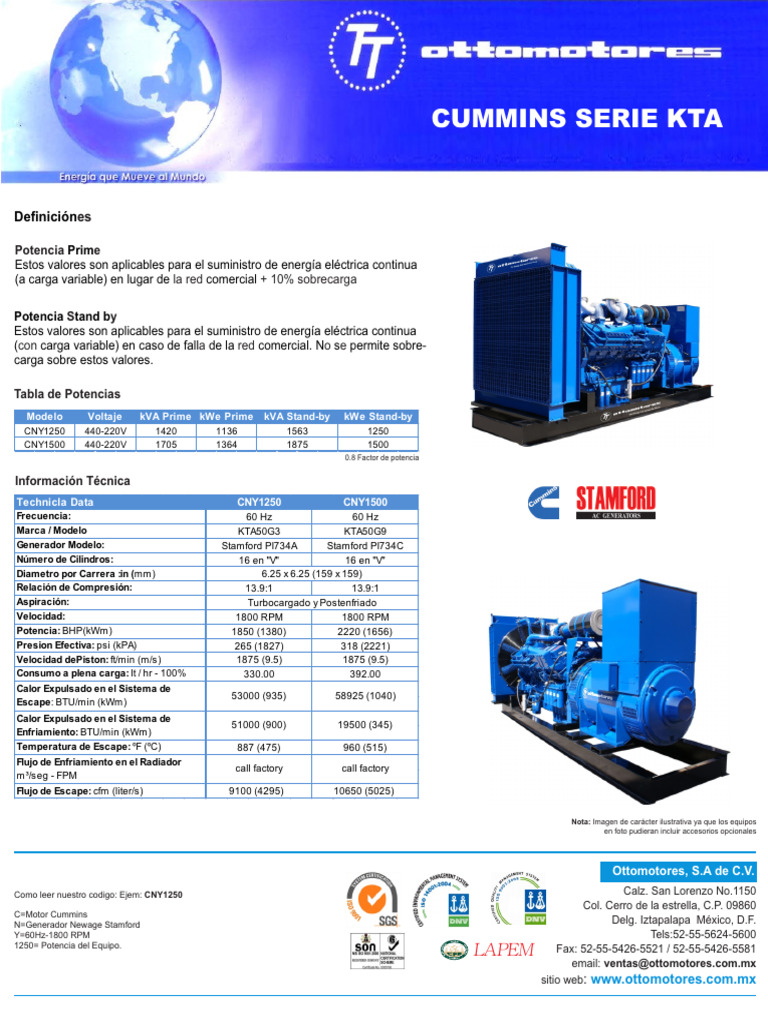 Cummins Serie KTA | PDF