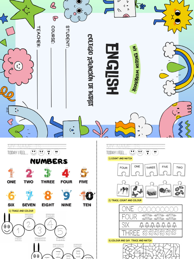 1st Grade. My English Workbook | PDF | Color | Home & Garden