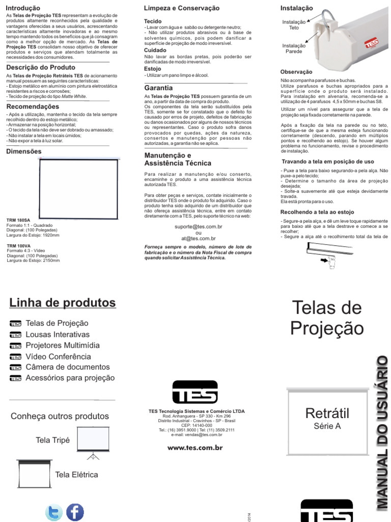 Manual Tela Retr Til Serie A | PDF