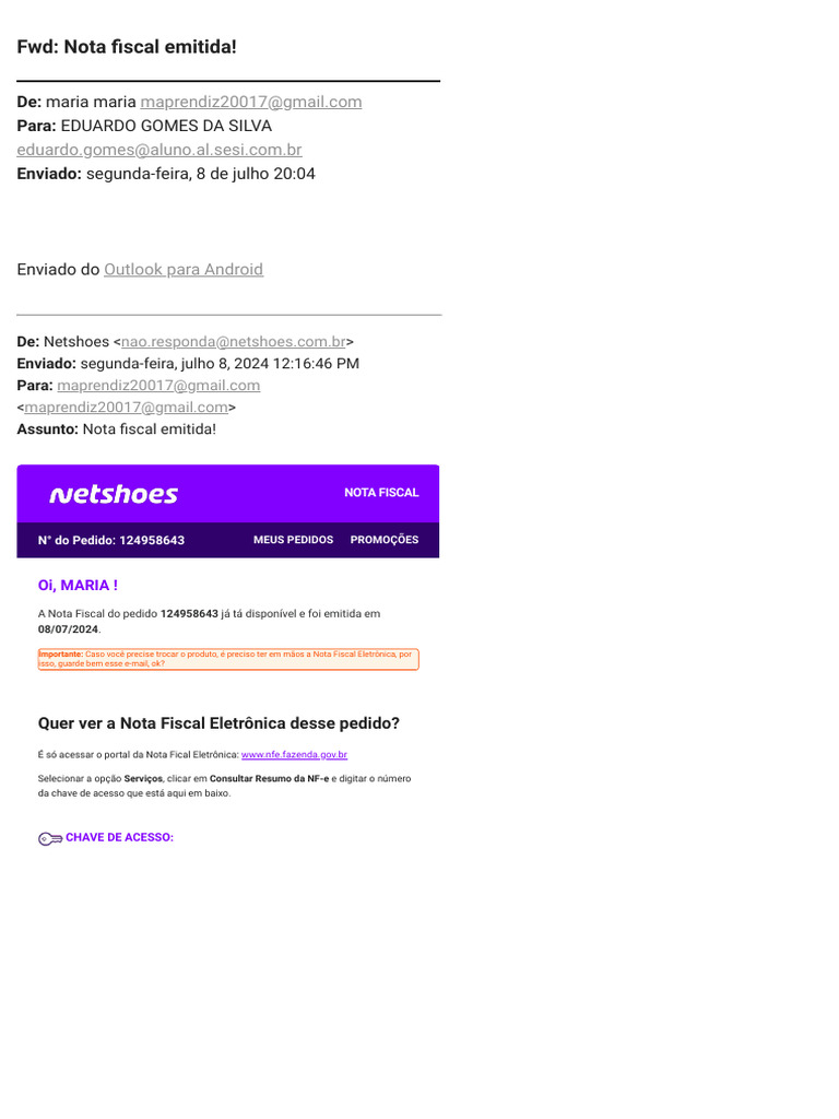 Documento Outlook | PDF