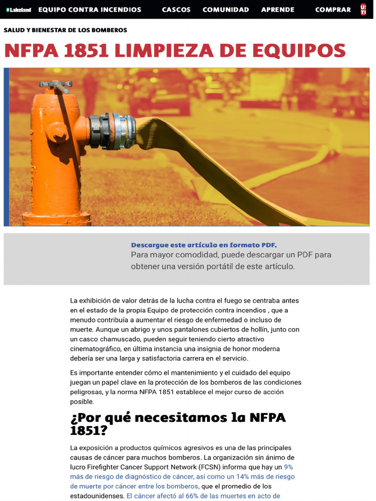 nfpa-1851-gear-cleaning | PDF