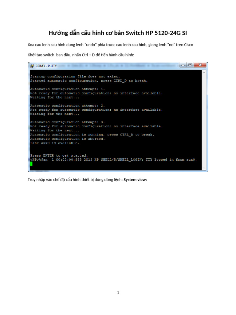 Cau Hinh SW HP-A7503 | PDF