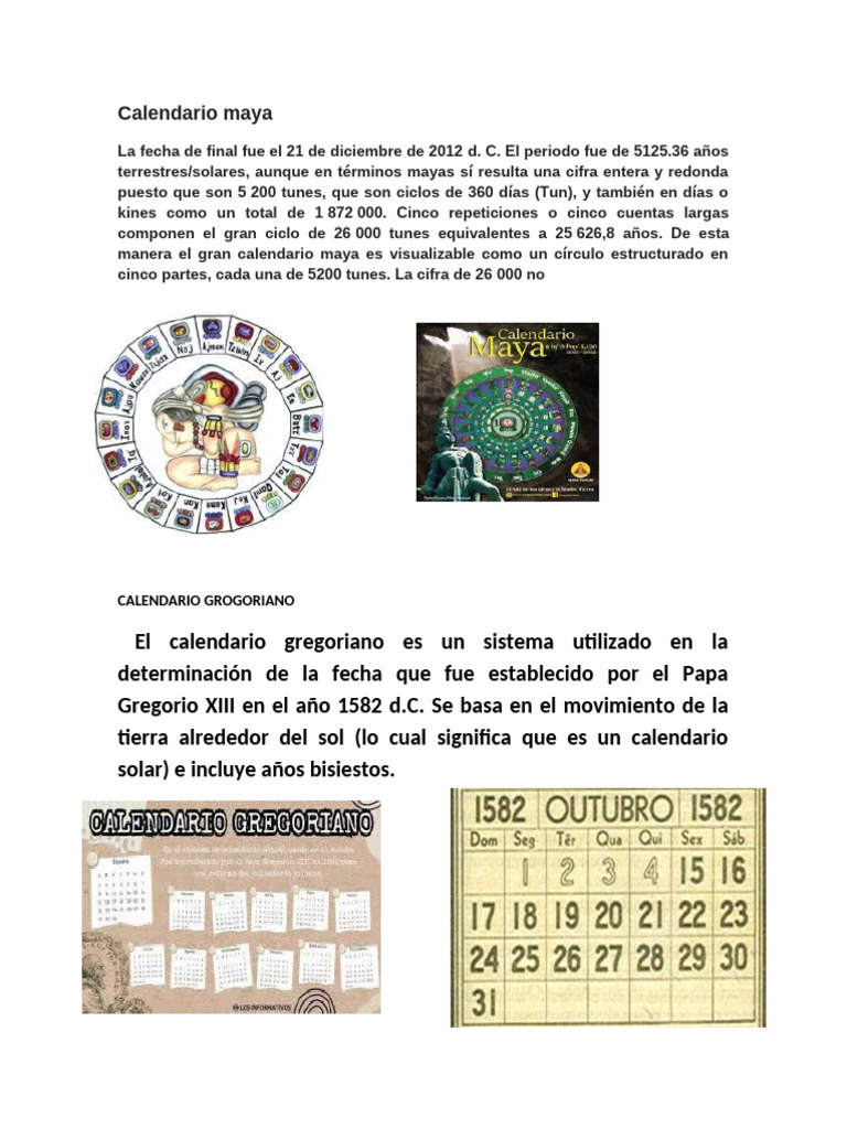 Calendario Maya | PDF
