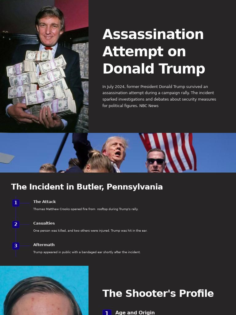 Assassination Attempt On Donald Trump | PDF