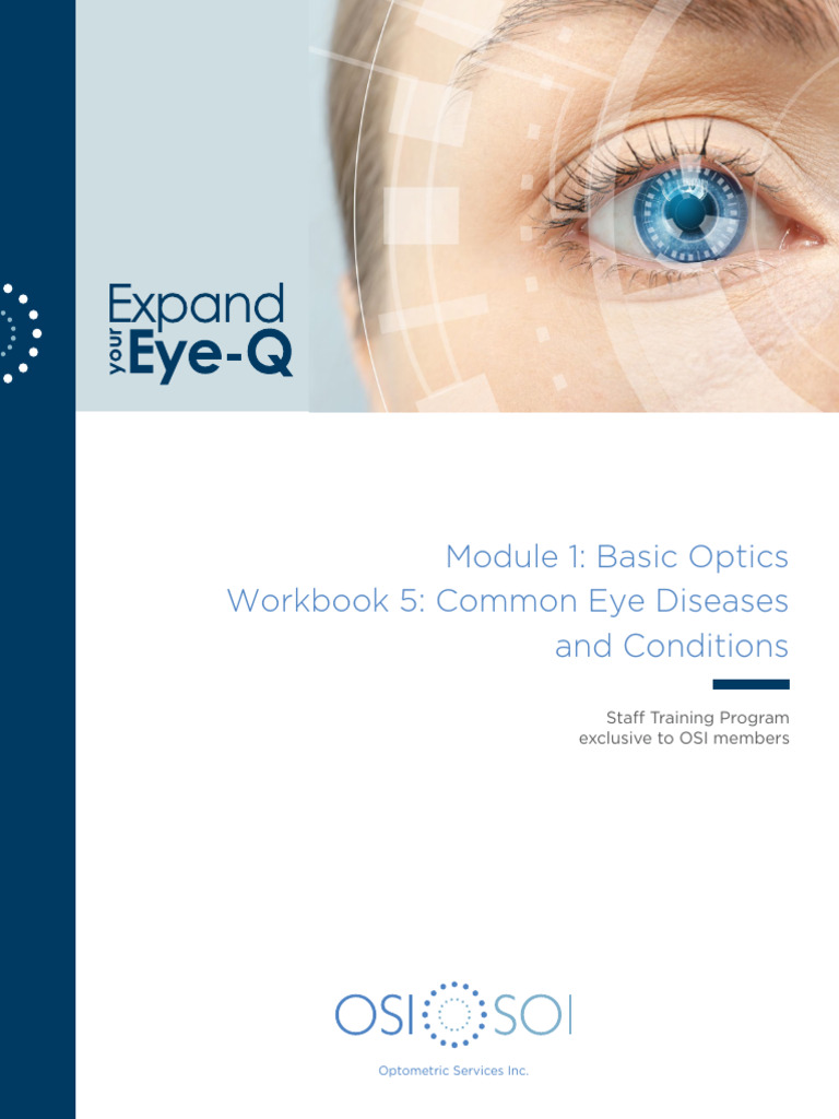 Eye Diseases Workbook | PDF | Eye | Ophthalmology