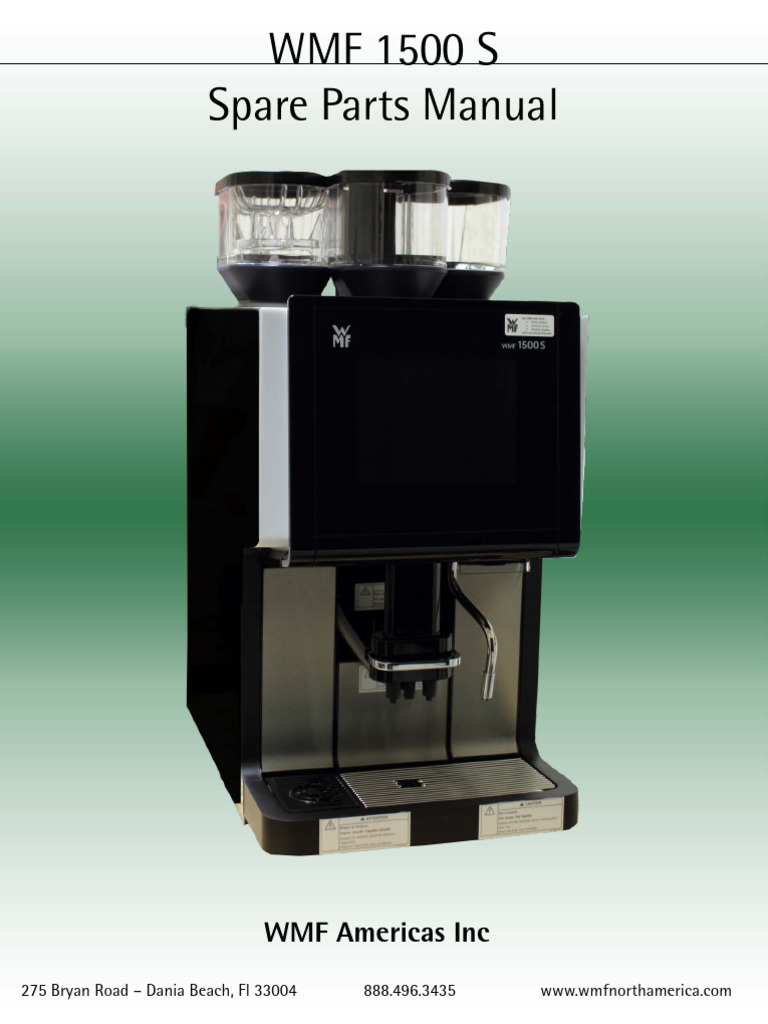 WMF_1500_Spare_Parts_Manual | PDF