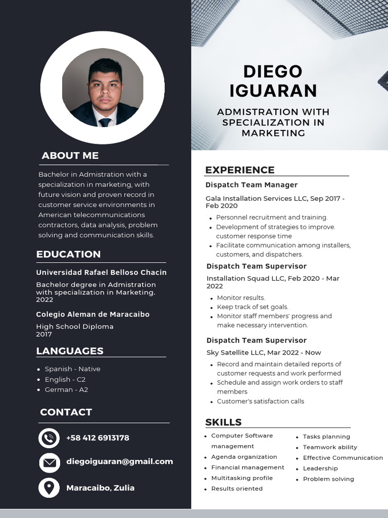 Diego Iguaran CV | PDF