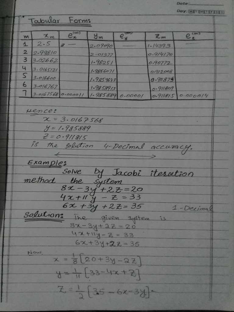 Numerical Analysis Part 3 Pdf