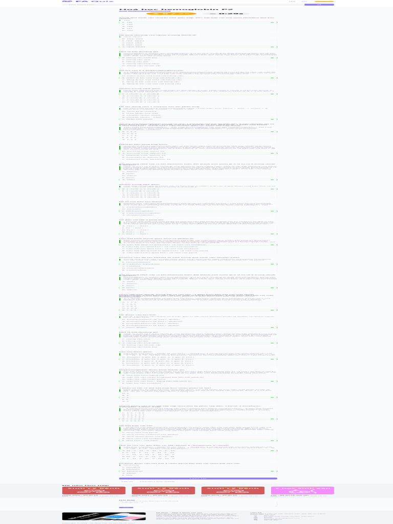 Hoá Học Hemoglobin P2 - FA Quiz - Ans | PDF