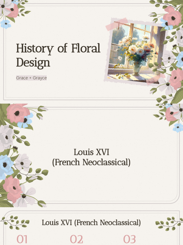 History of Floral Design | PDF