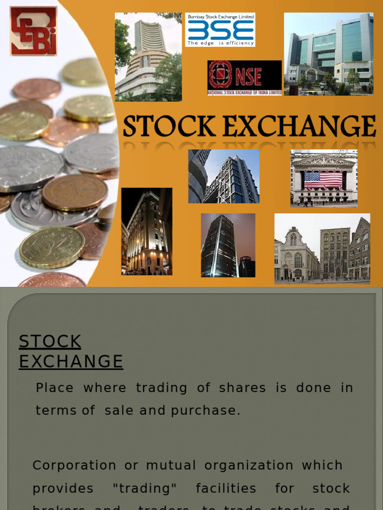IMP Presentation On Stock Mkts | PDF | Securities (Finance) | Stocks