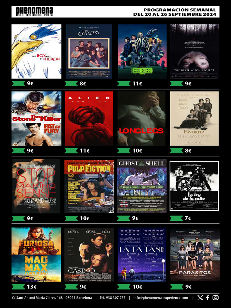 Programas - Seman Del 20 Al 26 Septiembre 2024 | PDF