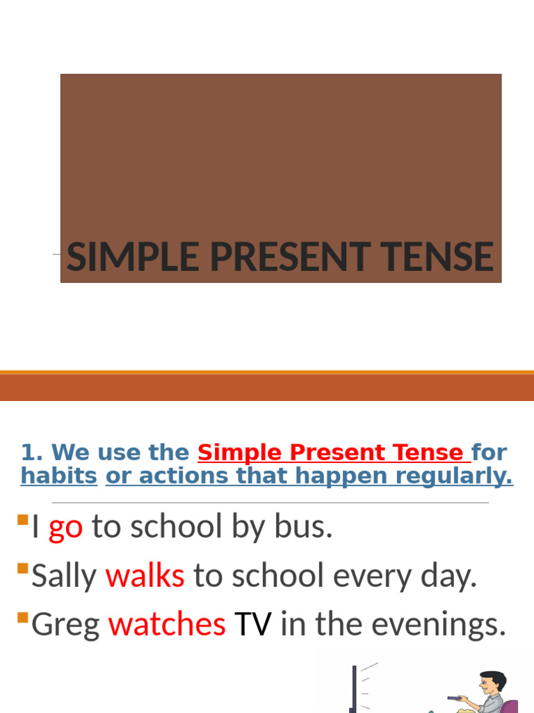 PPT . Present Simple (Affirmative) | PDF