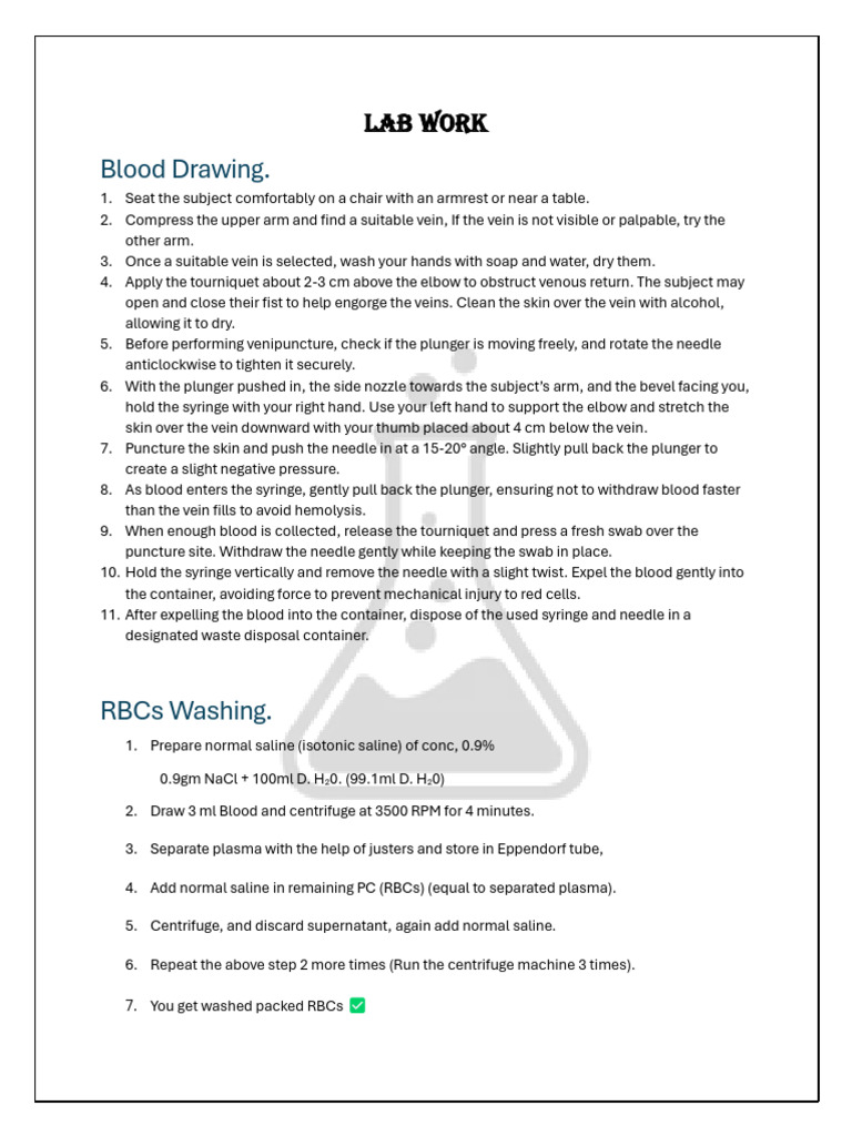 LAB WORK | PDF LAB WORK | PDF