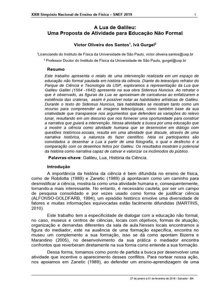 A Lua de Galileu | PDF