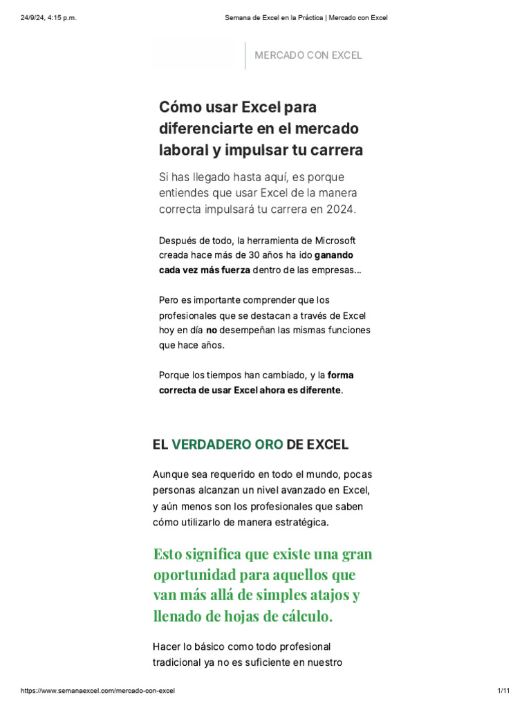 Semana de Excel en La Práctica - Mercado Con Excel | PDF | Microsoft Excel | Visual Basic para ...