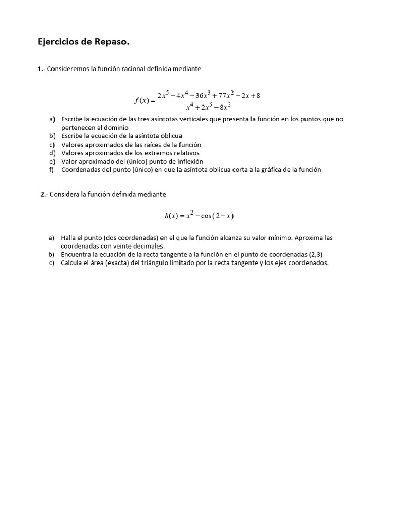 P2 Repaso P1-P2 | PDF