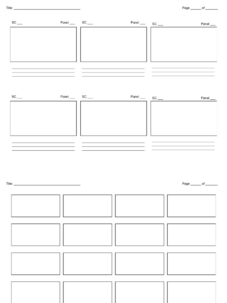 Storyboard & Thumbnail Paper | PDF