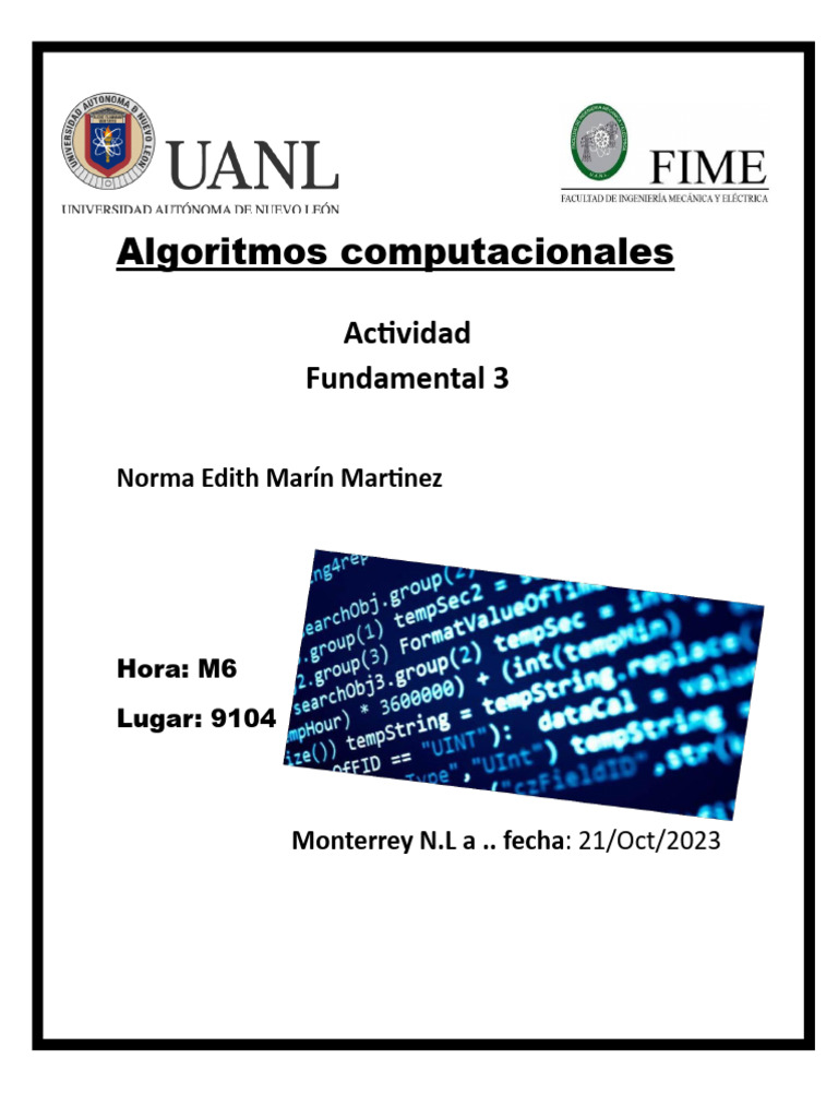 Actividad Fundamental 3 Algoritmos C PDF | PDF | Cola (tipo de datos ... Actividad Fundamental 3 Algoritmos C PDF | PDF | Cola (tipo de datos ...