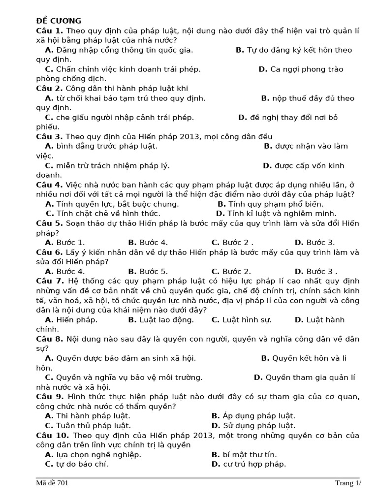 De Cuong HS | PDF