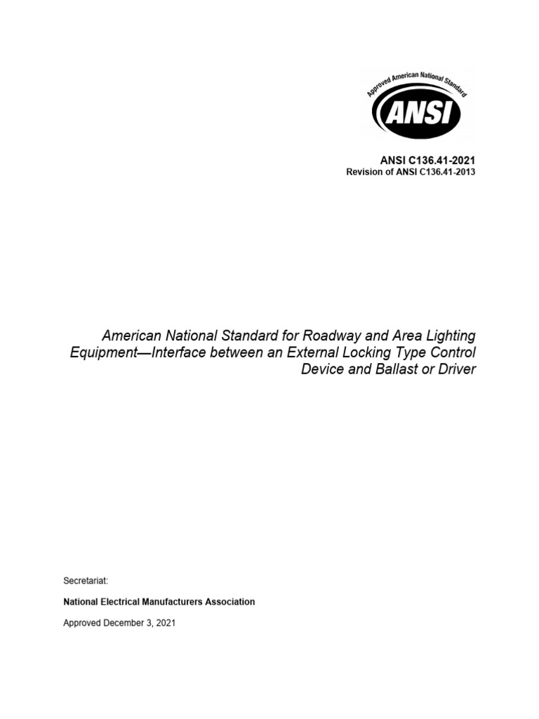 ANSI C136 - 41 2021 Contents and Scope | PDF