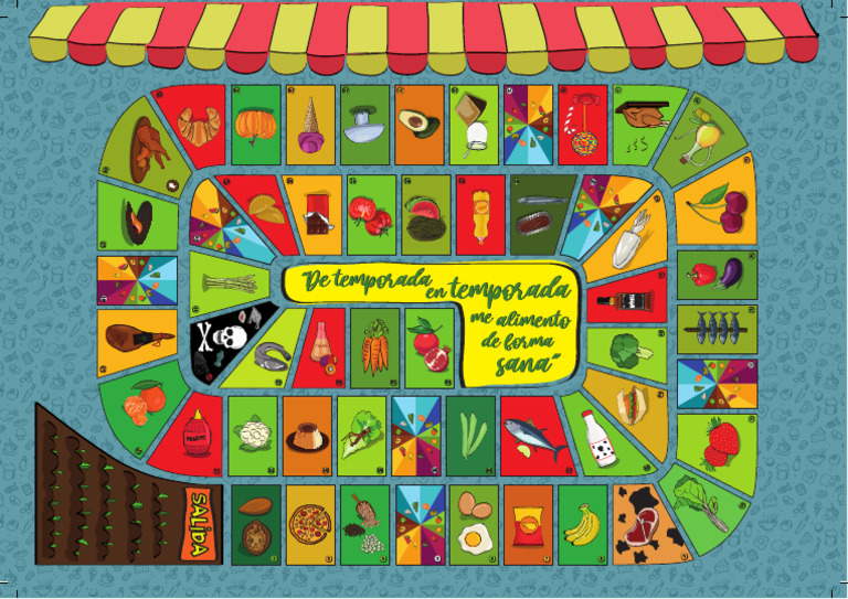 Tablero Juego de La Oca 98 x 68 Cm Alta | PDF