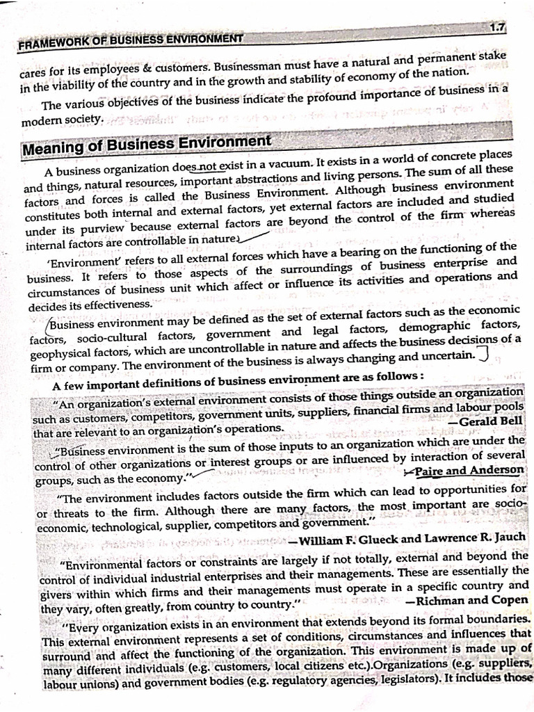 Business Environment | PDF