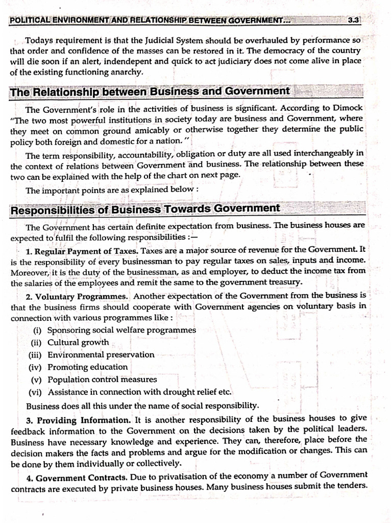 Government Business Relationships | PDF