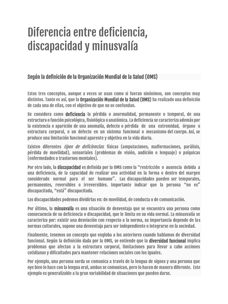 Conceptos Clave UD2 | PDF | Invalidez | Sicología