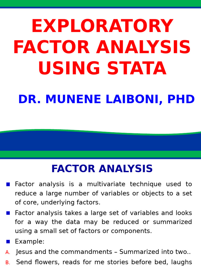 Factor Analysis-Efa | PDF