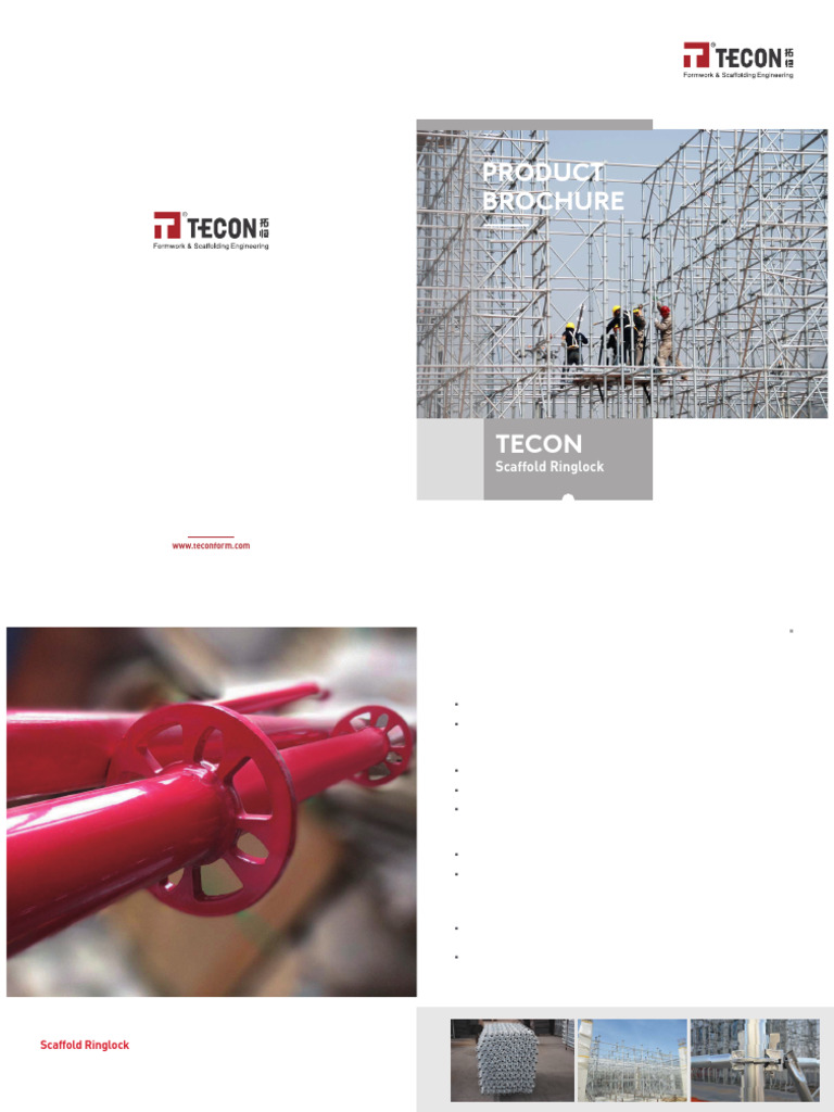 TECON Ringlock Scaffolding | PDF