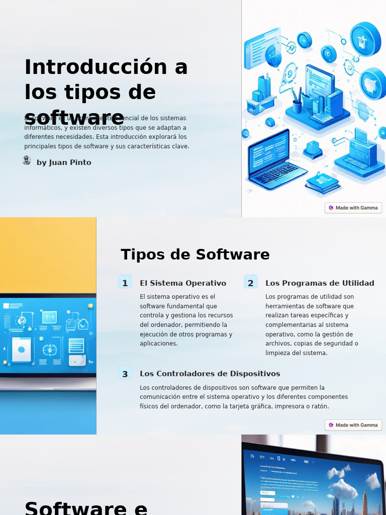 Introduccion A Los Tipos de Software | PDF
