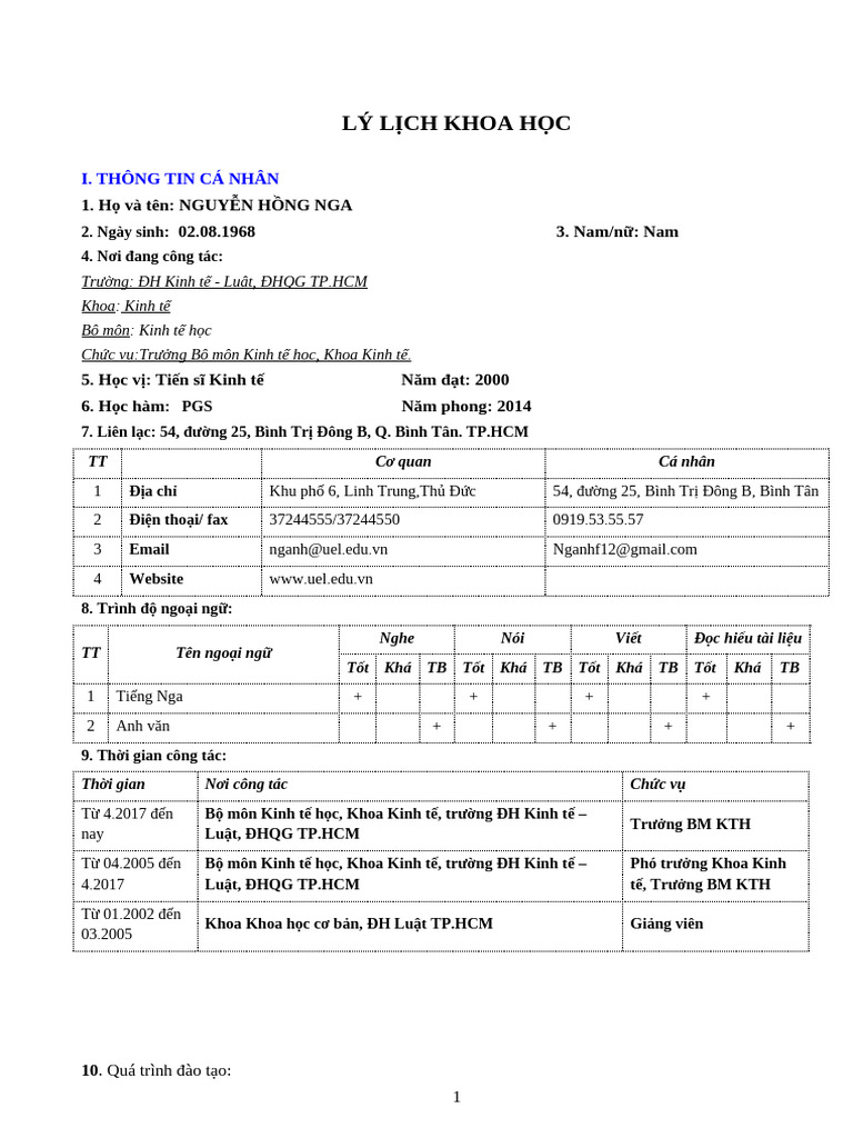 LLKH - Nganh. 09082022 | PDF