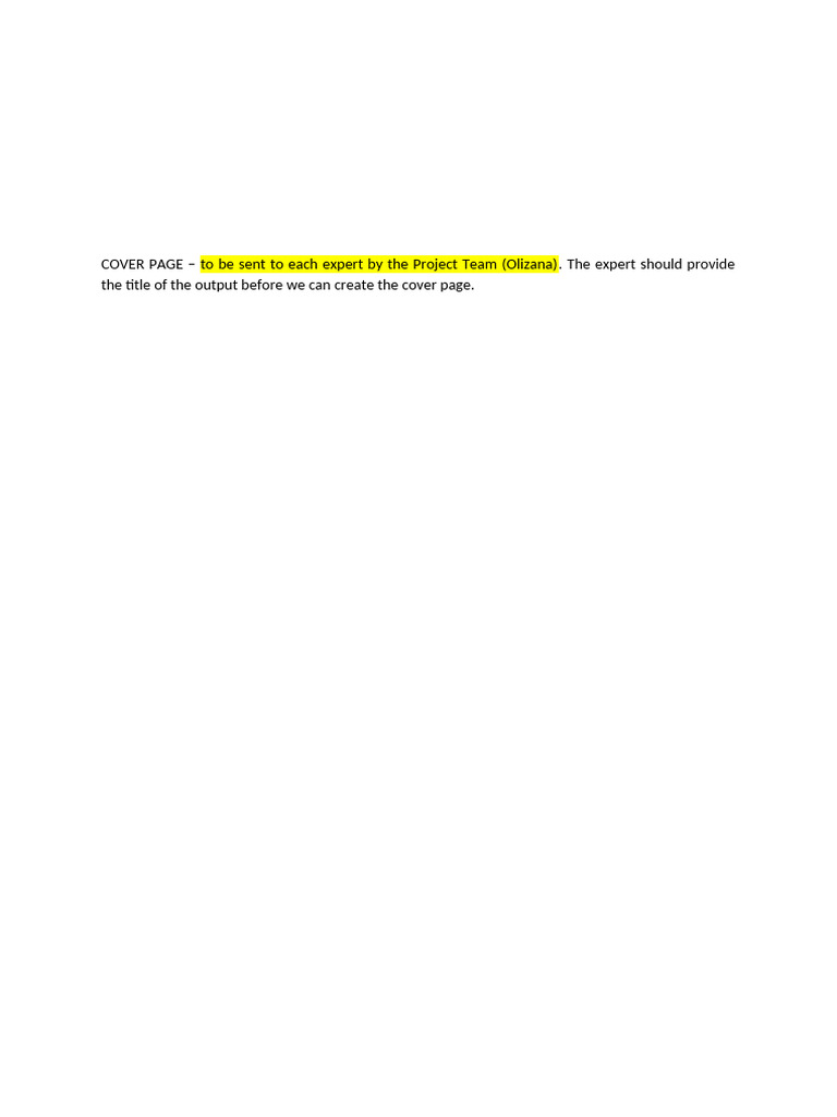 Report Template PAR Project ENG | PDF