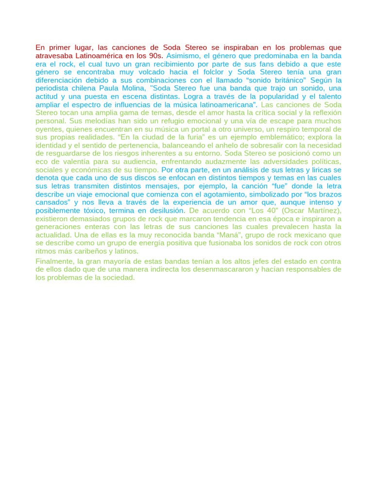 Argumento - Lenguaje 2 | PDF