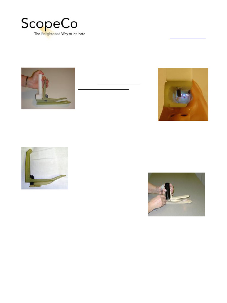 Device Dual Blade Laryngoscope With Esophageal Obturator | PDF