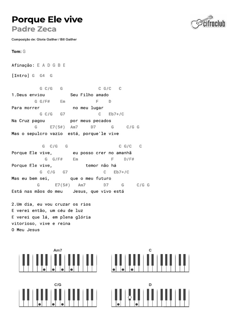 PASCUETTA PORQUE ELE VIVE | PDF