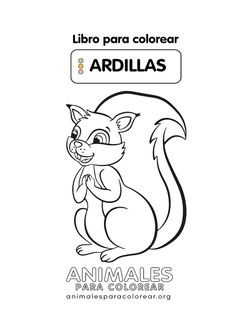 Colorea Ardillas | PDF