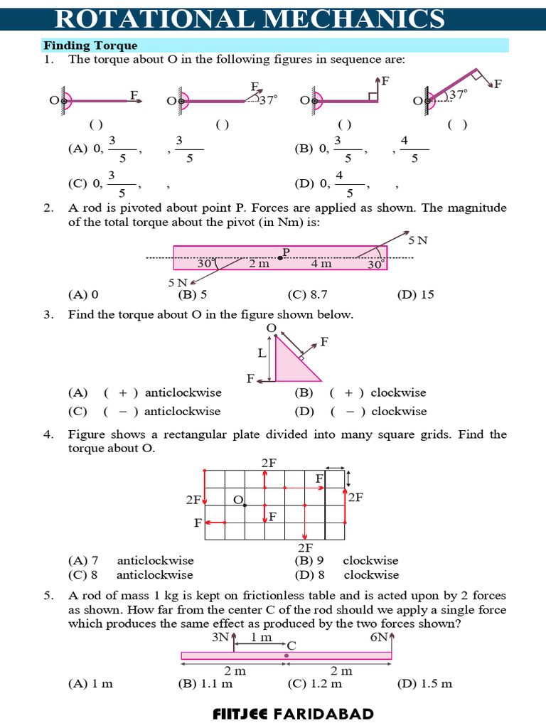 Rotational Mechanics | PDF