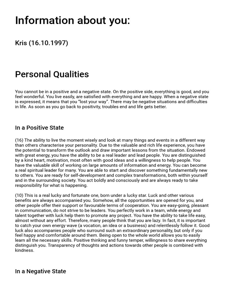 Kris (16.10.1997) | PDF