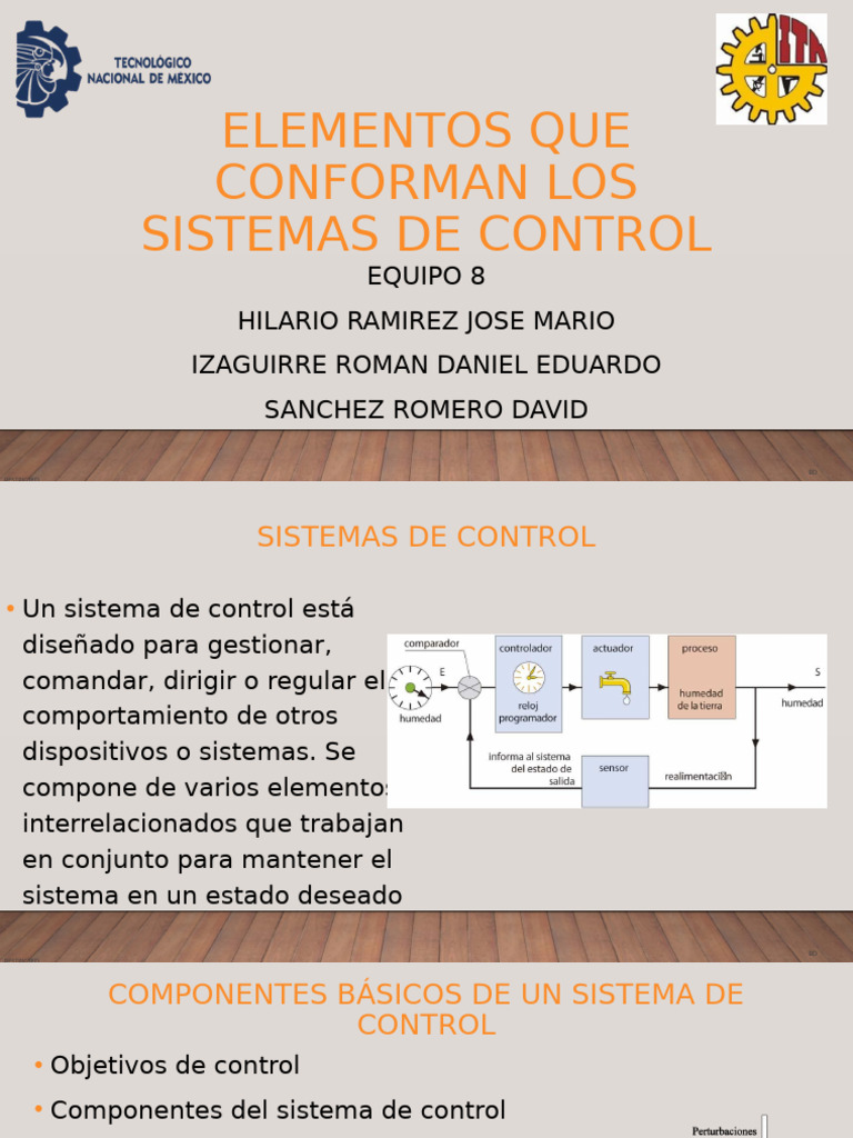 Elementos Que Conforman Los Sistemas de Control | PDF