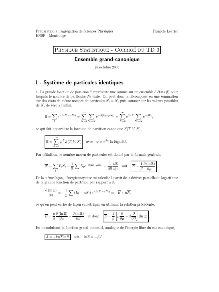 TD3 Phystat Corrige | PDF