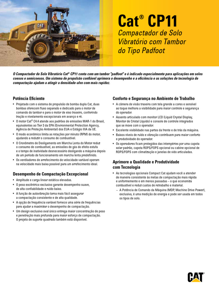 Specalog Cat Scom CP11 QPHQ3075 PT | PDF