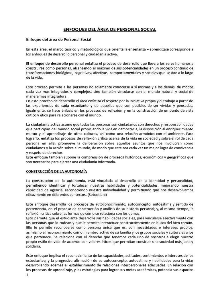 Enfoque-Del-Area-Personal-Social (1) - para Combinar (1) - 2 | PDF